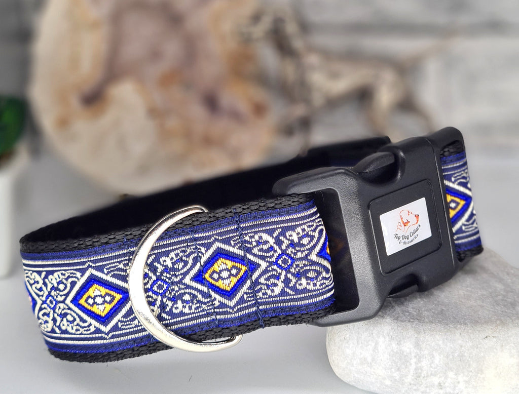 Celtic Diamonds Royal Blue – Top Dog Collars & Accessories