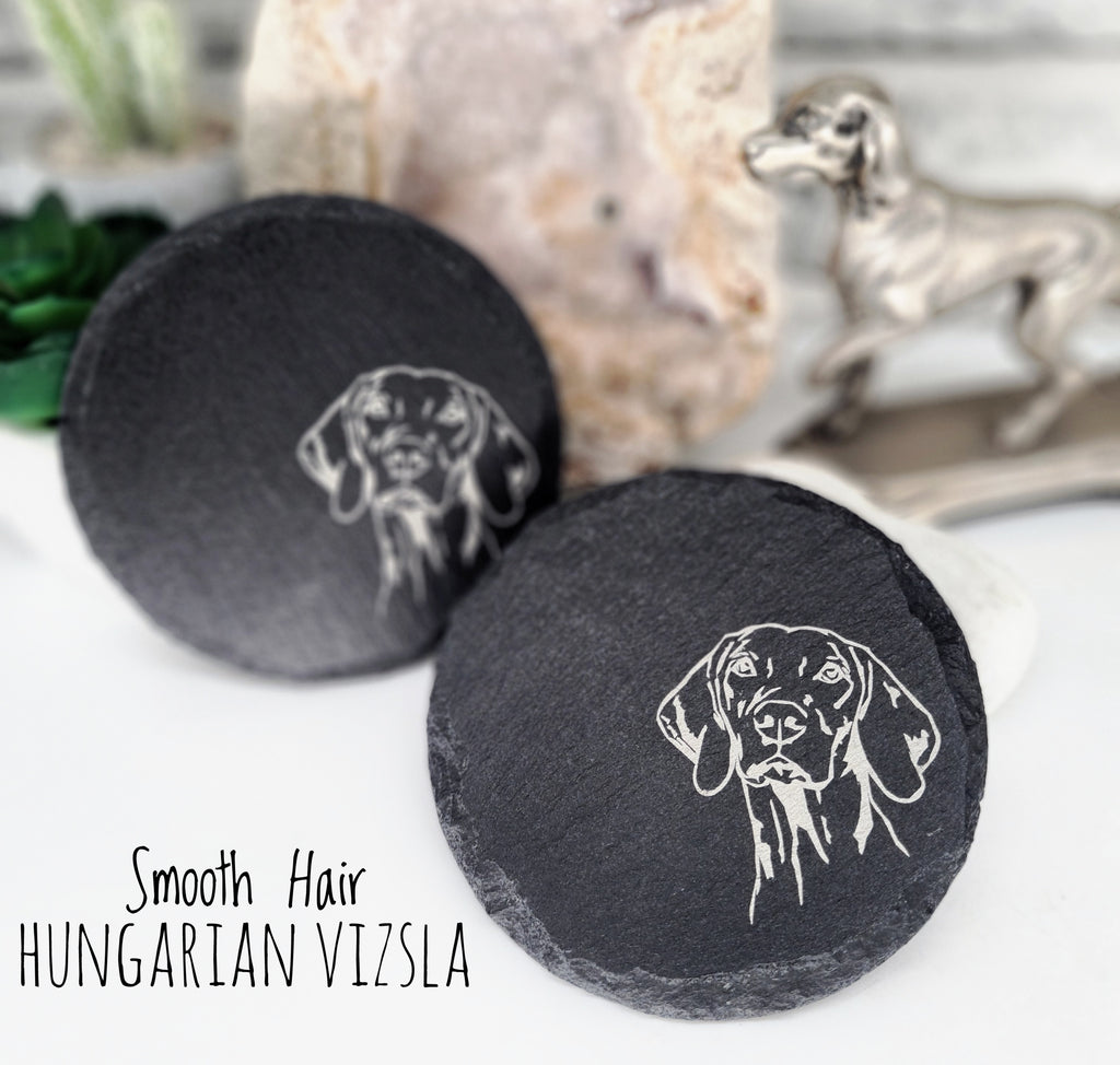Dog Themed Slate Coasters – Top Dog Collars & Accessories